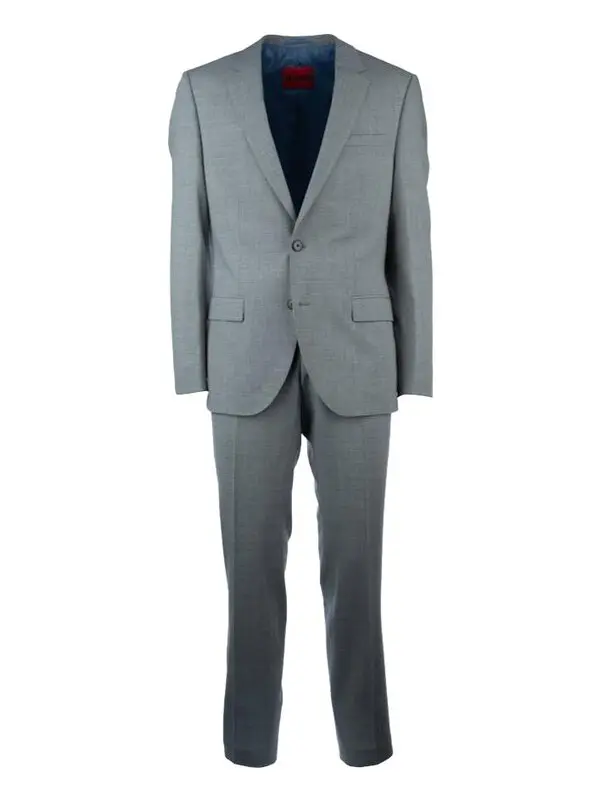 Hugo Boss Virgin Wool-blend Suit - Grey