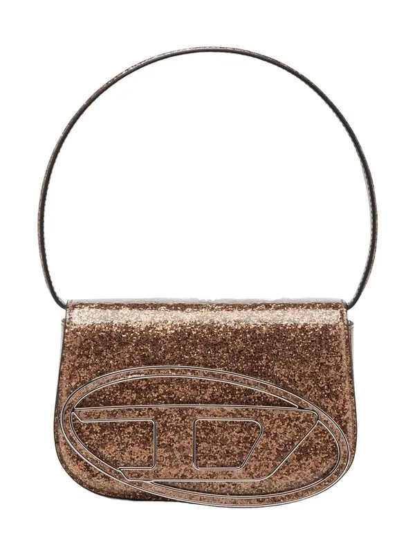 DIESEL® 1dr Glitter Shoulder Bag - Bronze