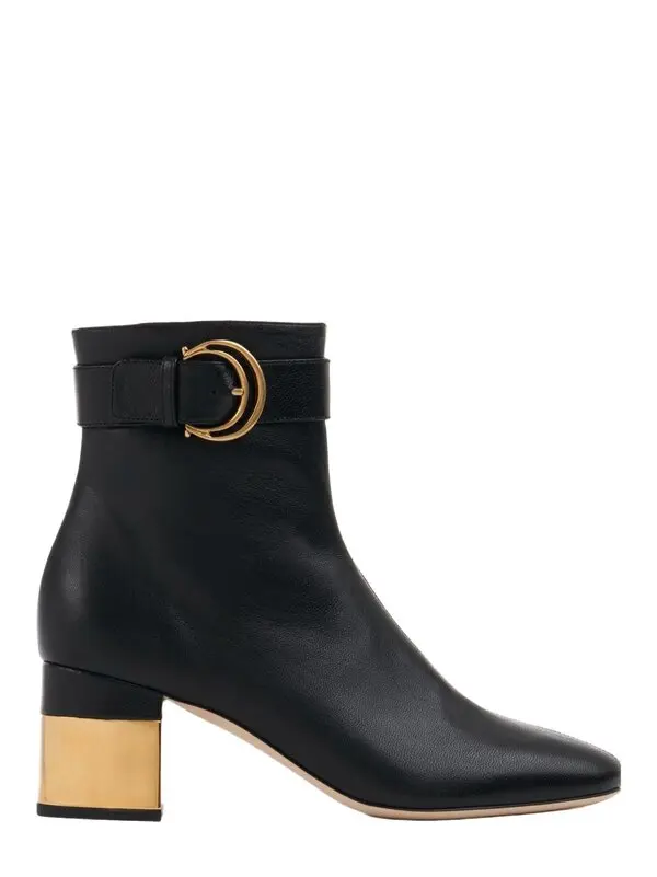 Chloé Alizè Zip Detailed Ankle Boots - Black