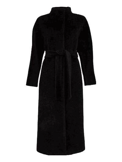 Max Mara Long-sleeved Belted Coat - No