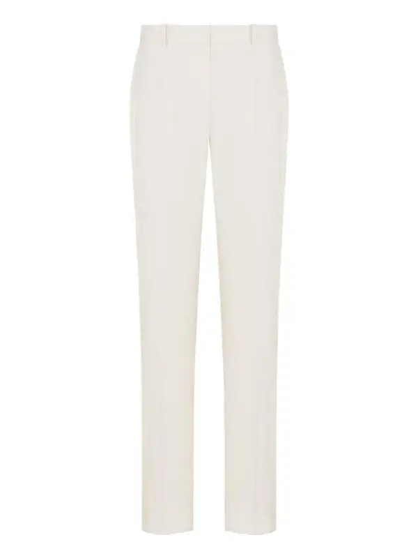 Dior Belted Casual Pants - White