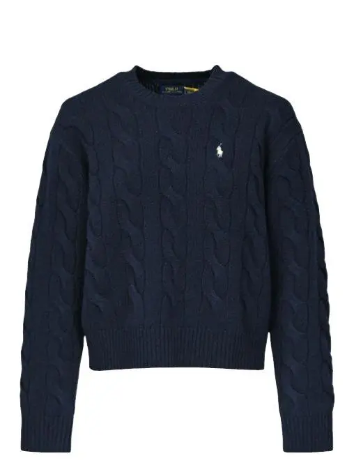 Polo Ralph Lauren Cable-knit Sweater - Black