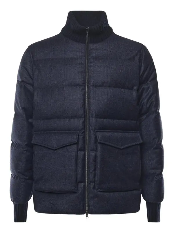 Herno Quilted Bomber Jacket - Black