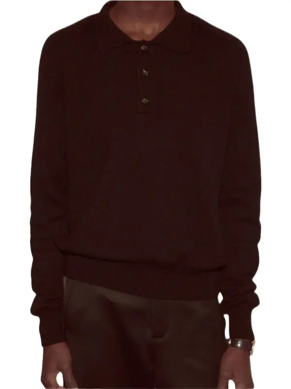 BODE Long-sleeved Sweater - Brown
