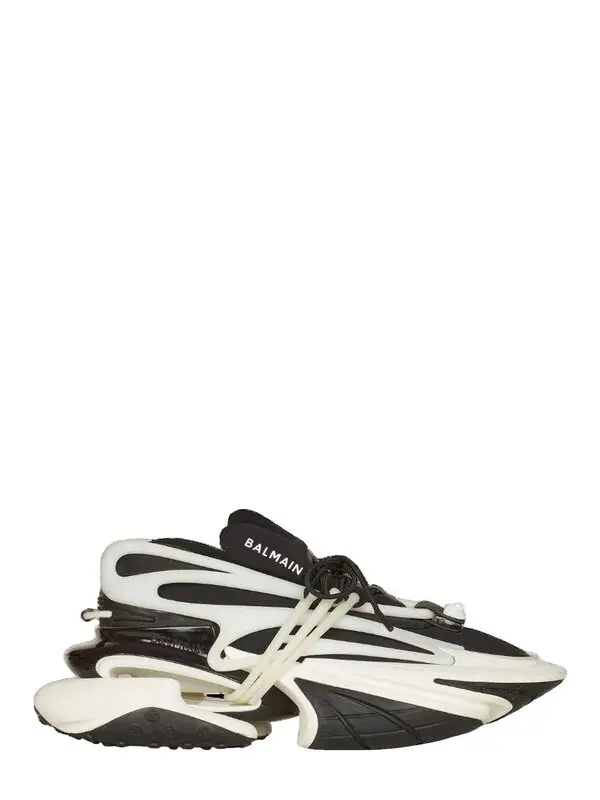 Balmain Unicorn Lace-up Sneakers - White