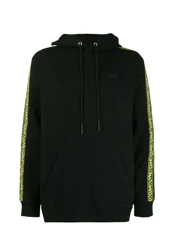 Alexander McQueen Logo Ribbon Hoodie - Black