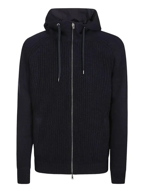 Herno Infinity Reversible Drawstring Hooded Jacket - Black