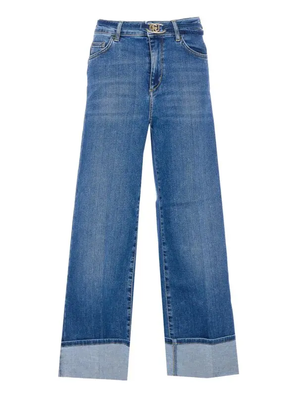Liu Jo Cuffed Jeans - Blue