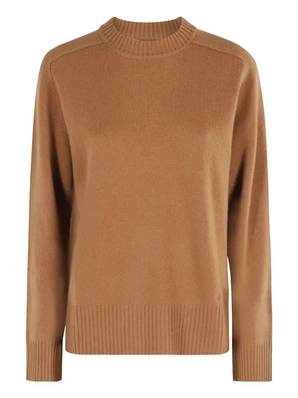 LOULOU STUDIO Crew Neck Sweater - Brown