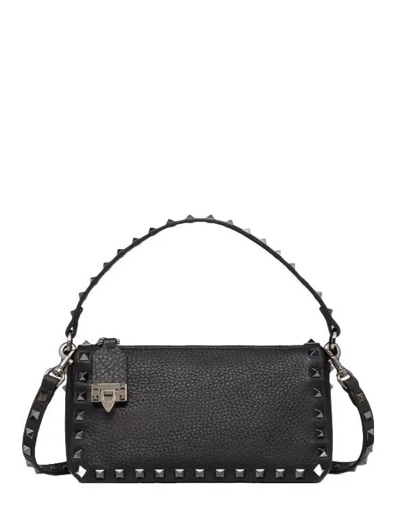 Valentino Garavani Rockstud Shoulder Bag - Black