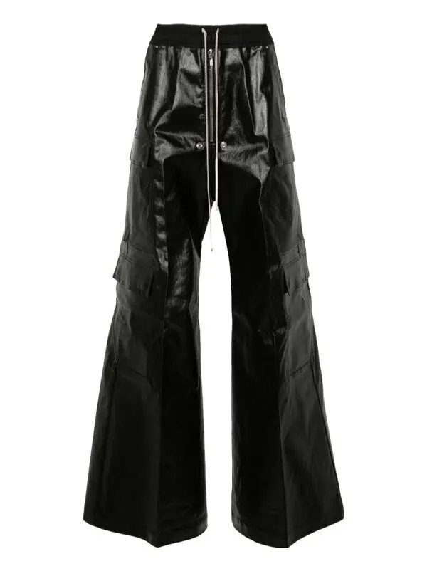 Rick Owens Cargobelas Wide-leg Trousers - Black