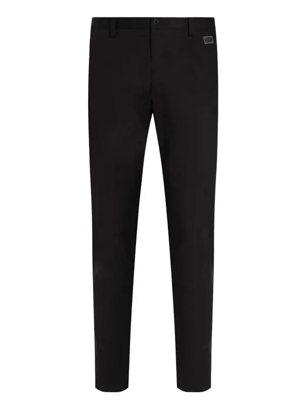 Dolce & Gabbana Tailored Gabardine Pants - Black