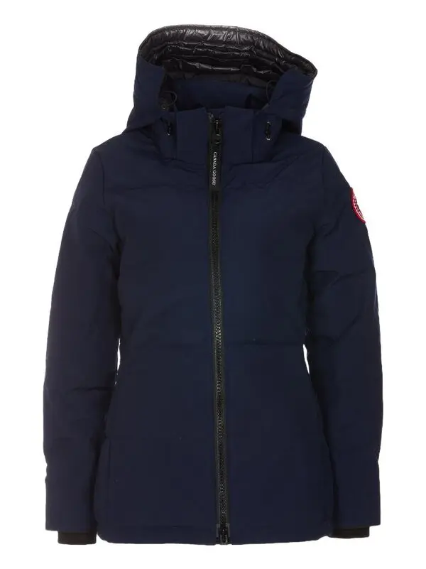 Canada Goose Chelsea Front-zip Hooded Parka - Atlantic Navy Blue