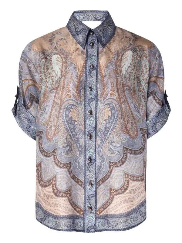 Zimmermann Wanderlust Short Sleeved Shirt - No