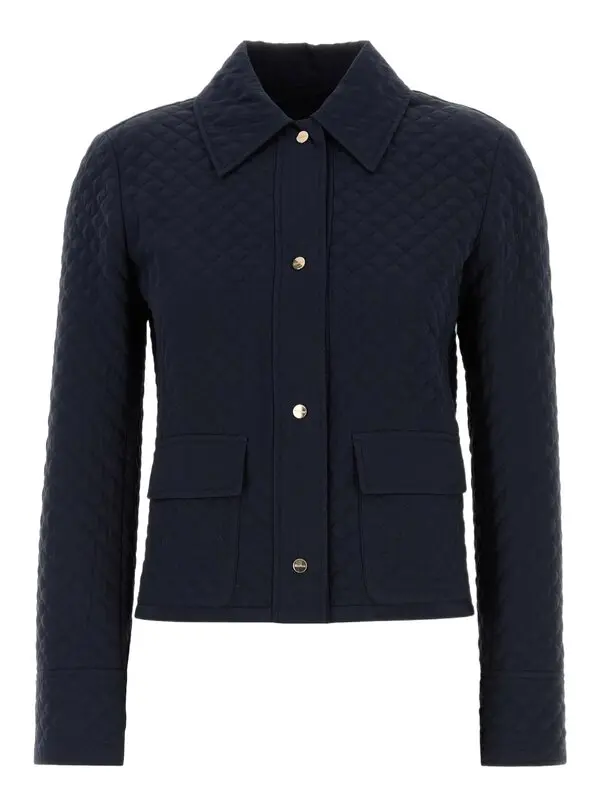Max Mara Quilted Casual Jacket - Black