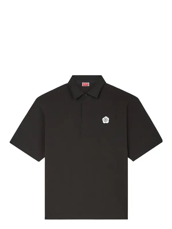 Kenzo Boke Flower 2.0 Embroidered Polo Shirt - Black