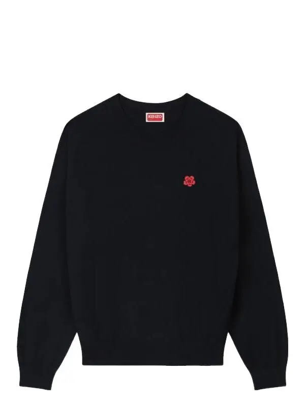 Kenzo Boke Flower Crewneck Jumper - Black