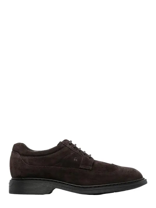 Hogan H576 Lace-up Derby Shoes - Black