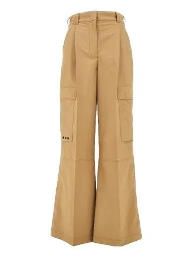 Moncler Pleat-detail Trousers - Nude