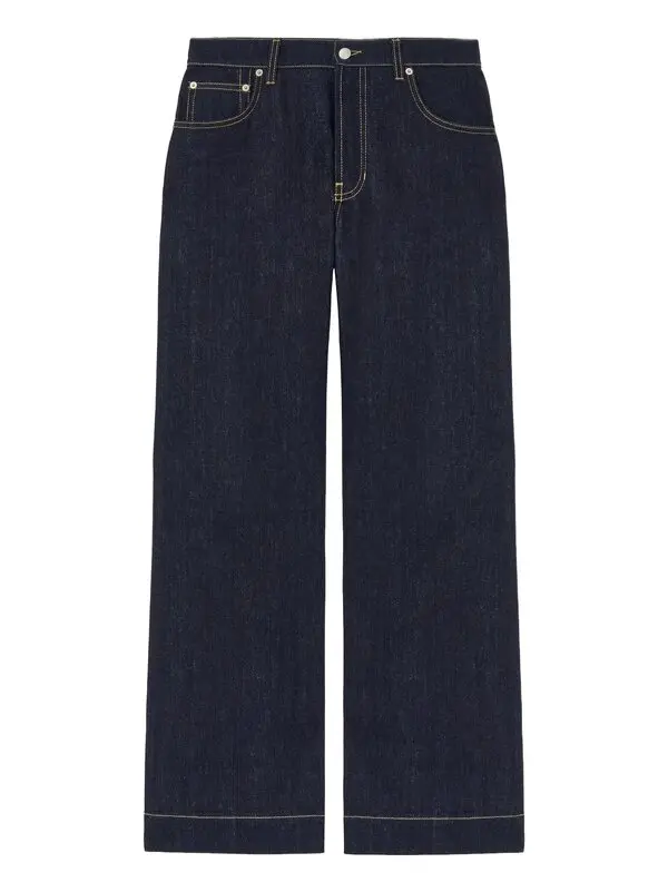 Alexander McQueen Wide-leg Jeans - Indigo