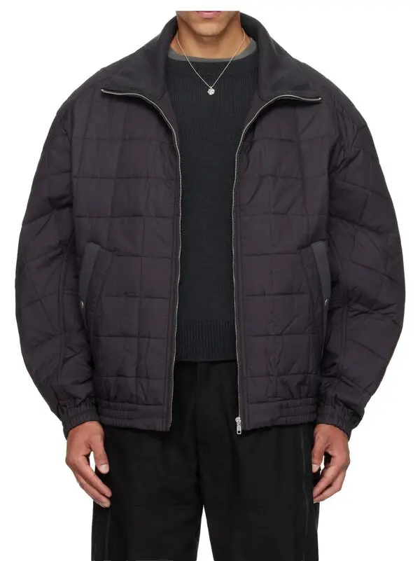 MORDECAI Barakuda Quilted Casual Jacket - Black