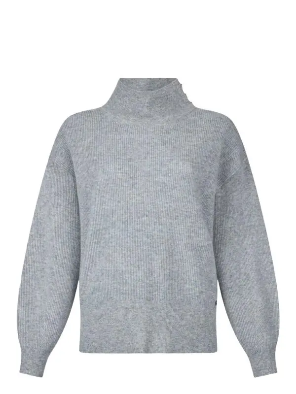 Liu Jo Beaded Puff Sleeve Jumper - Grey
