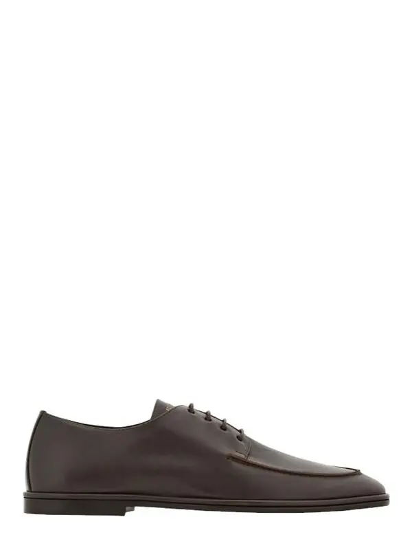 FERRAGAMO Lace-up Derby Shoes - Testa Di Moro