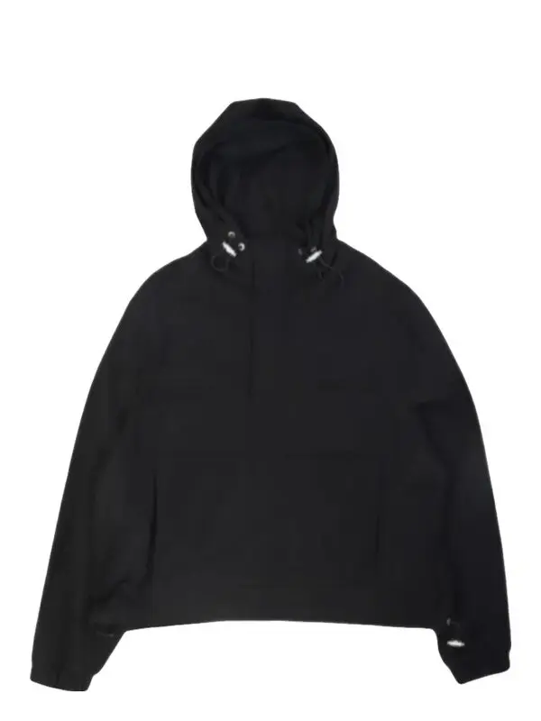 Ami Hooded Windbreaker Jacket - Black