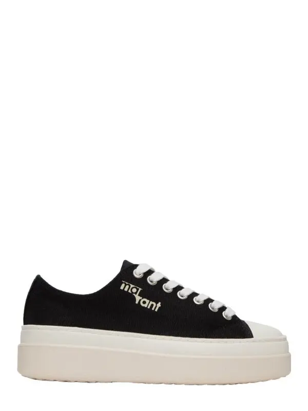 Isabel Marant Étoile Logo-print Flatform Sneakers - Black