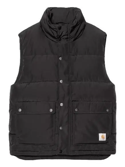 Carhartt Work In Progress Brent Puffer Vest - Black