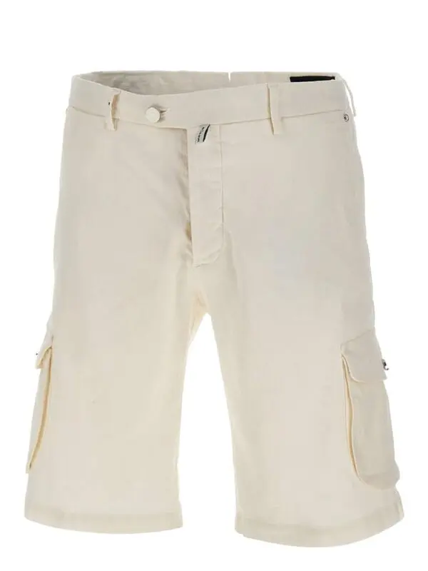 Kiton Cargo Pocket Shorts - White