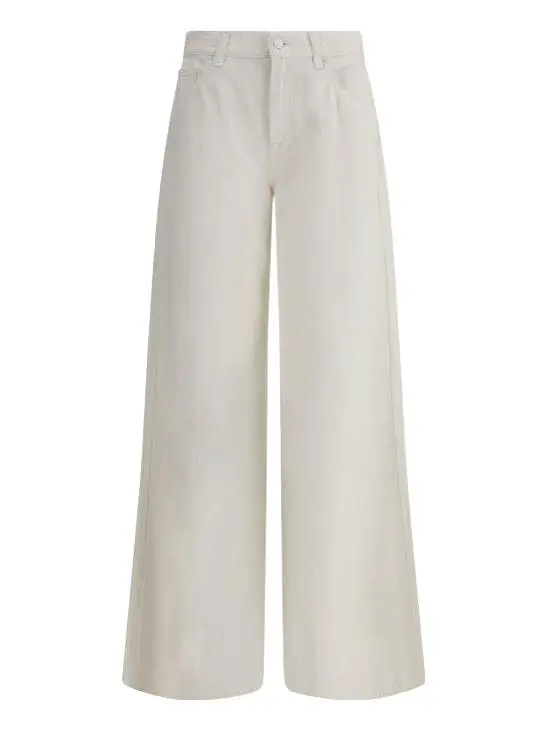 7 For All Mankind Straight-leg Jeans - White