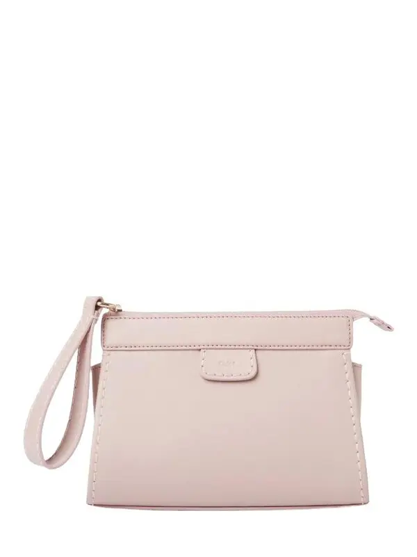 Chloé Edith Leather Crossbody Bag - Nude