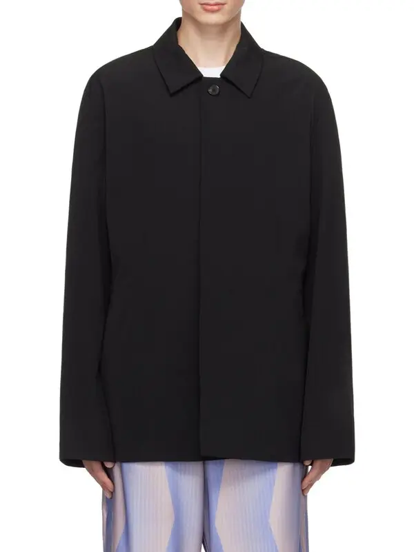 Acne Studios Logo Casual Jacket - Black