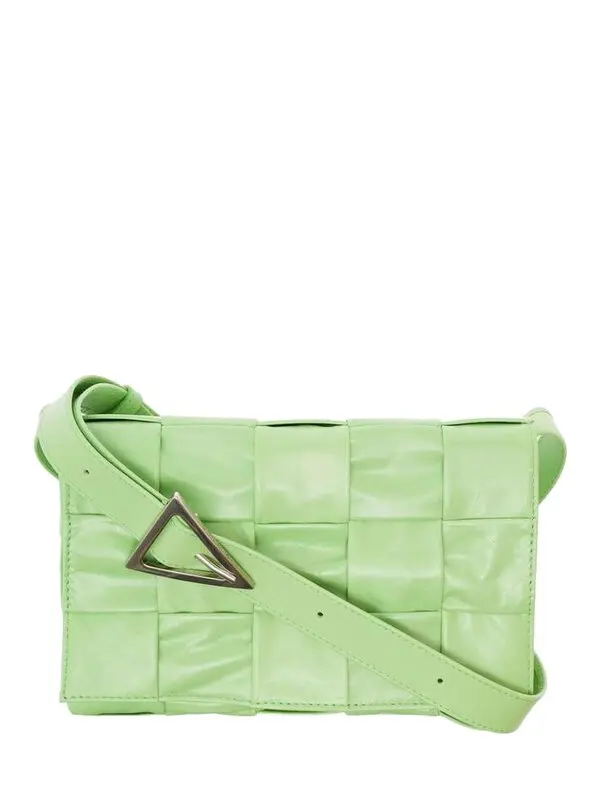 Bottega Veneta Cassette Shoulder Bag - Green