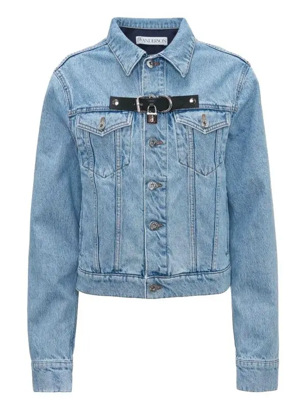 J.W.ANDERSON Jw Anderson Padlock Strap Trucker Jacket - Blue