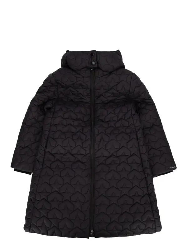 Marni Logo-print Quilted Coat - Black