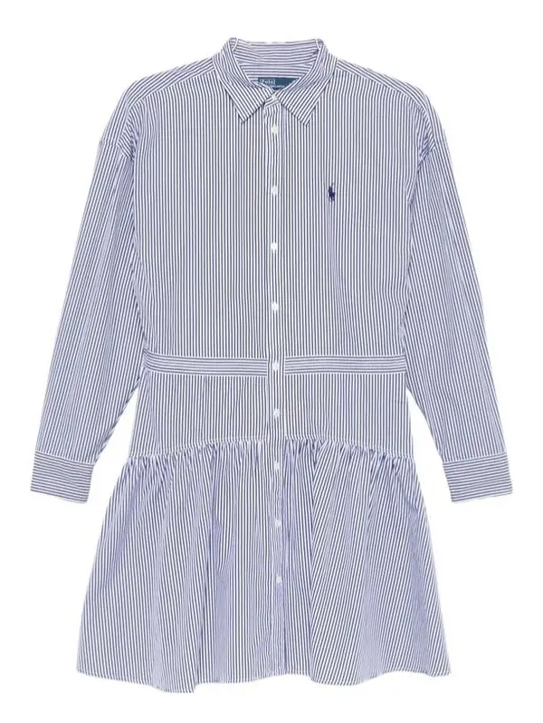 Polo Ralph Lauren Striped Shirt Dress - White