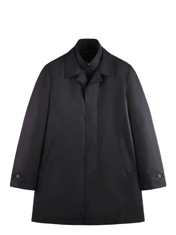 FAY Layered Morning Coat - Blue