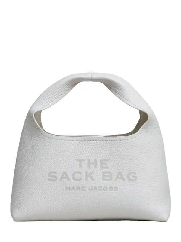 Marc Jacobs Logo Debossed Mini Top Handle Bag - White