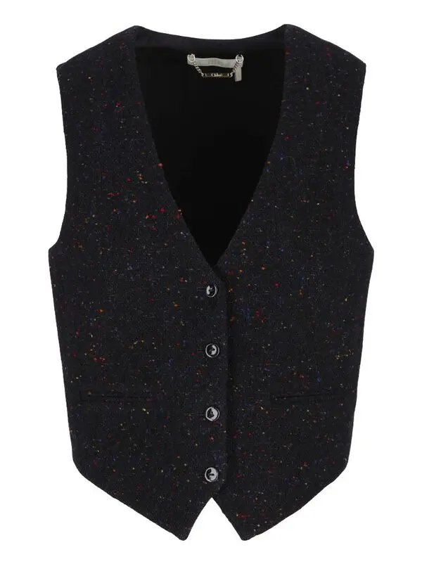 Chloé Logo Sleeveless Vest - Black