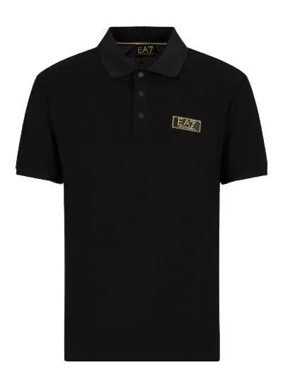 EA7 Short-sleeved Polo Shirt - Black
