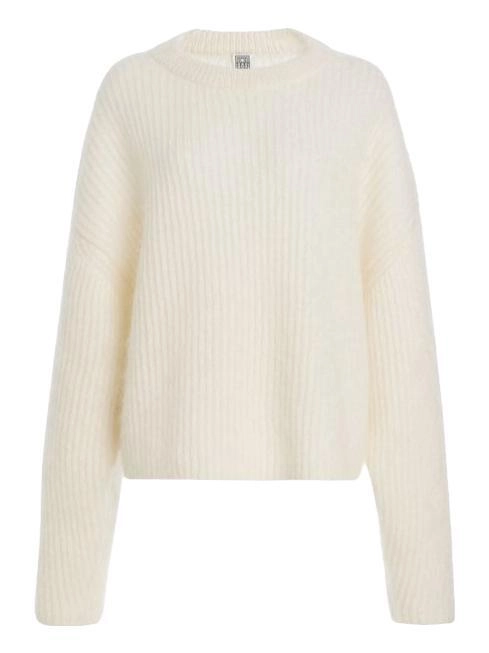 TOTEME Crewneck Ribbed Jumper - No