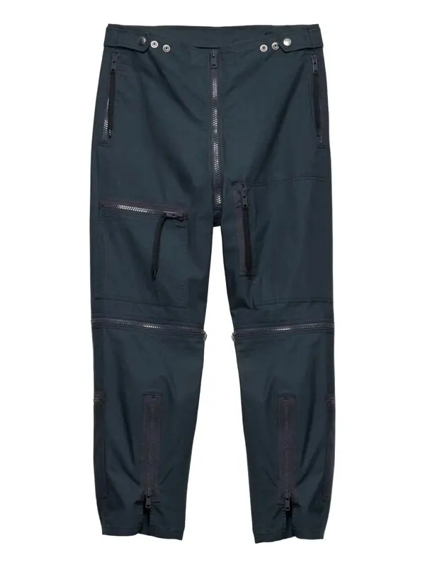 Prada Modular Cotton Pants - Leaden