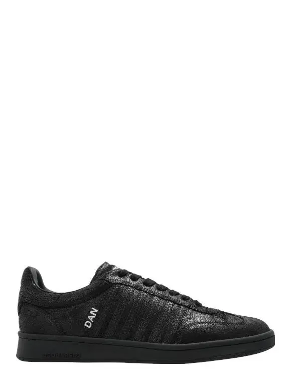 Dsquared2 Boxer Low Up Sneakers - Black