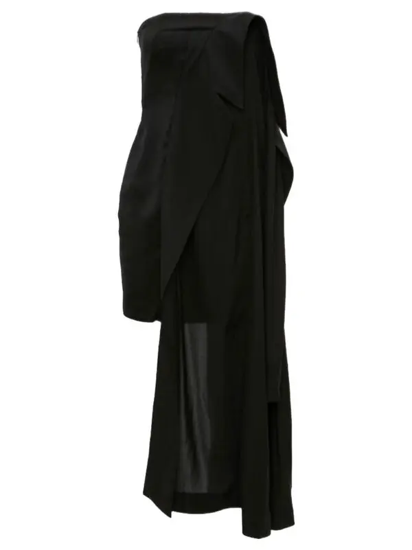 J.W.ANDERSON Jw Anderson Trench Bandeau Dress - Black