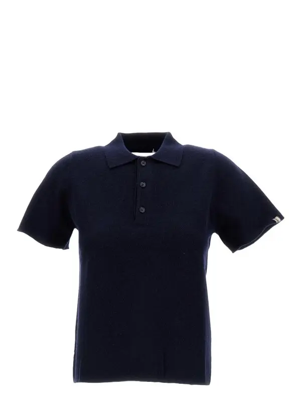 EXTREME CASHMERE X Short Sleeve Polo Shirt - Black