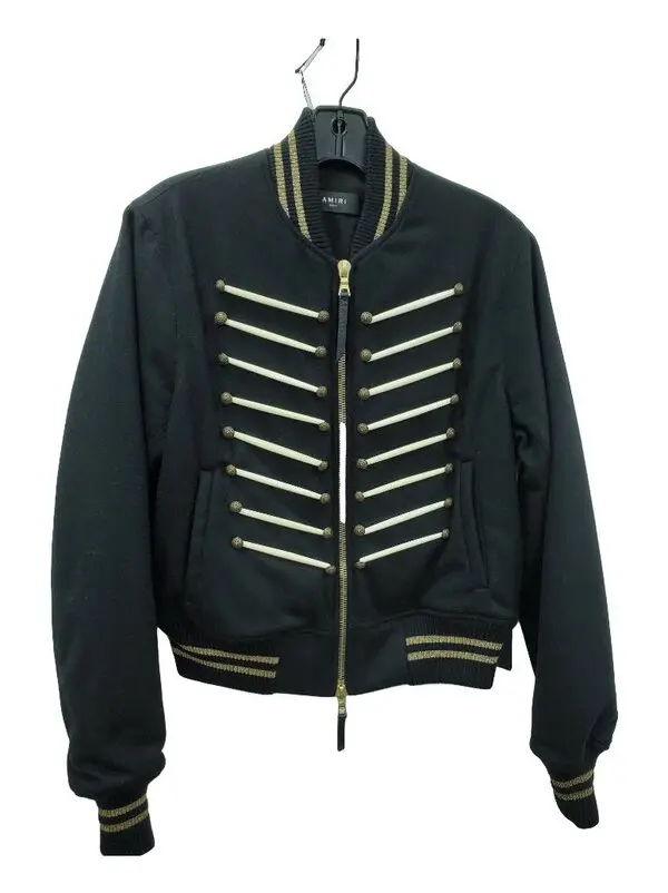 Amiri Embellished Baseball Jacket - Black