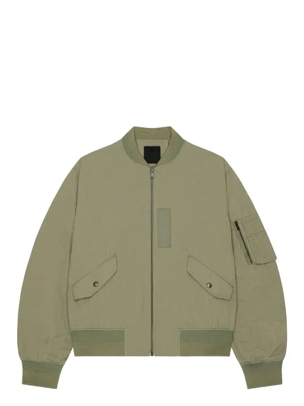 Givenchy Monogram 72 Bomber Jacket - Almond Green