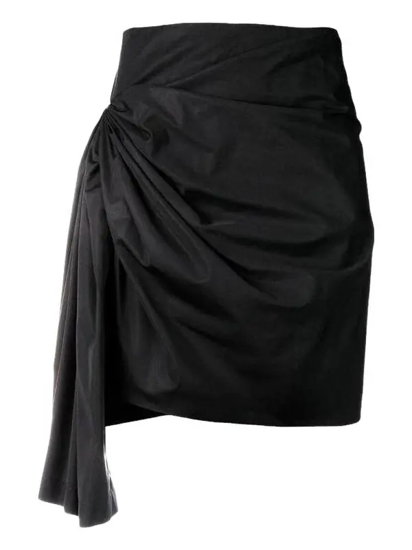 Givenchy Draped Pleated Skirt - Black